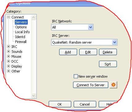 Tutorial sull'uso di Mirc - LEGAMI.ORG